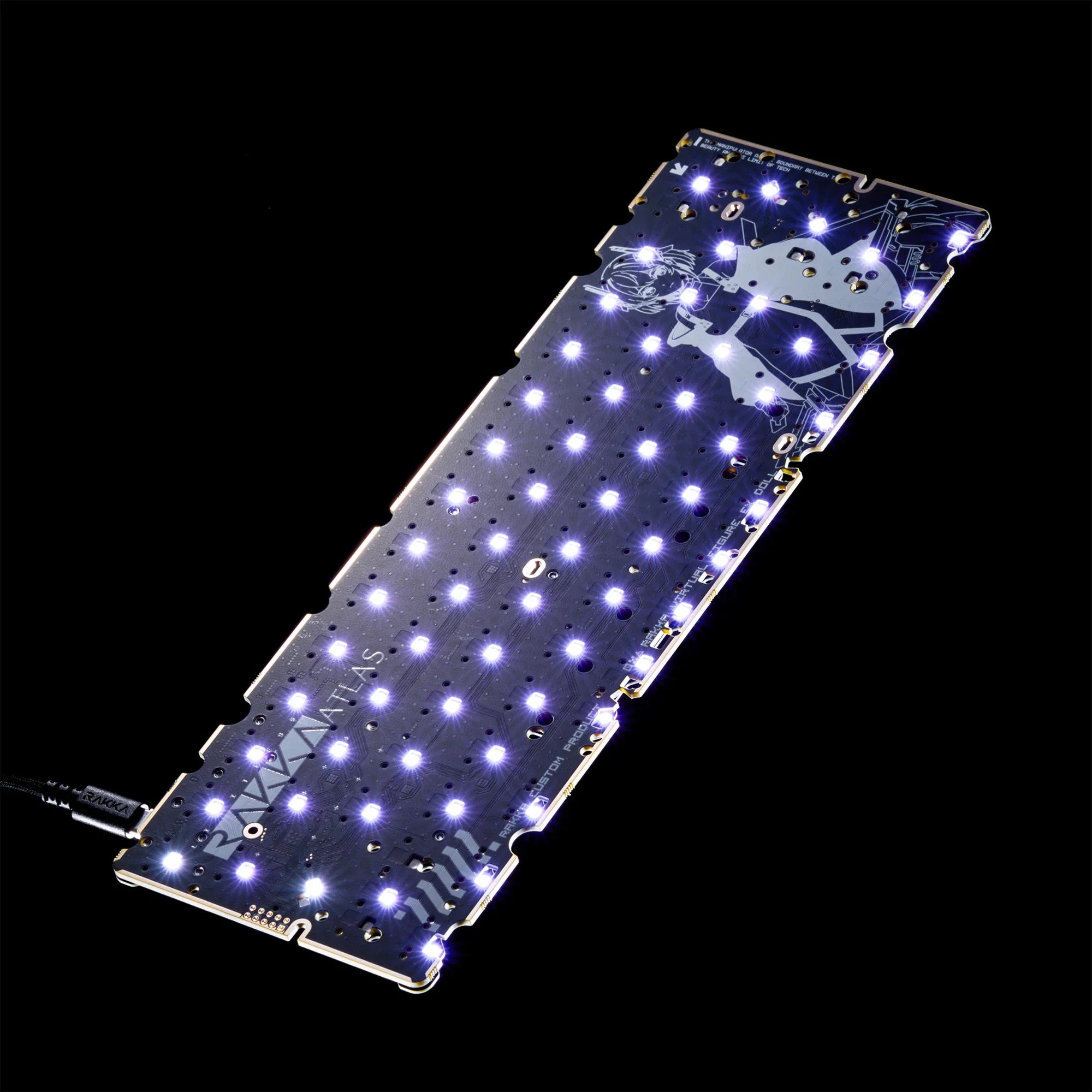 Rakka60 Atlas HE Keyboard PCB Module – Keybay Tech