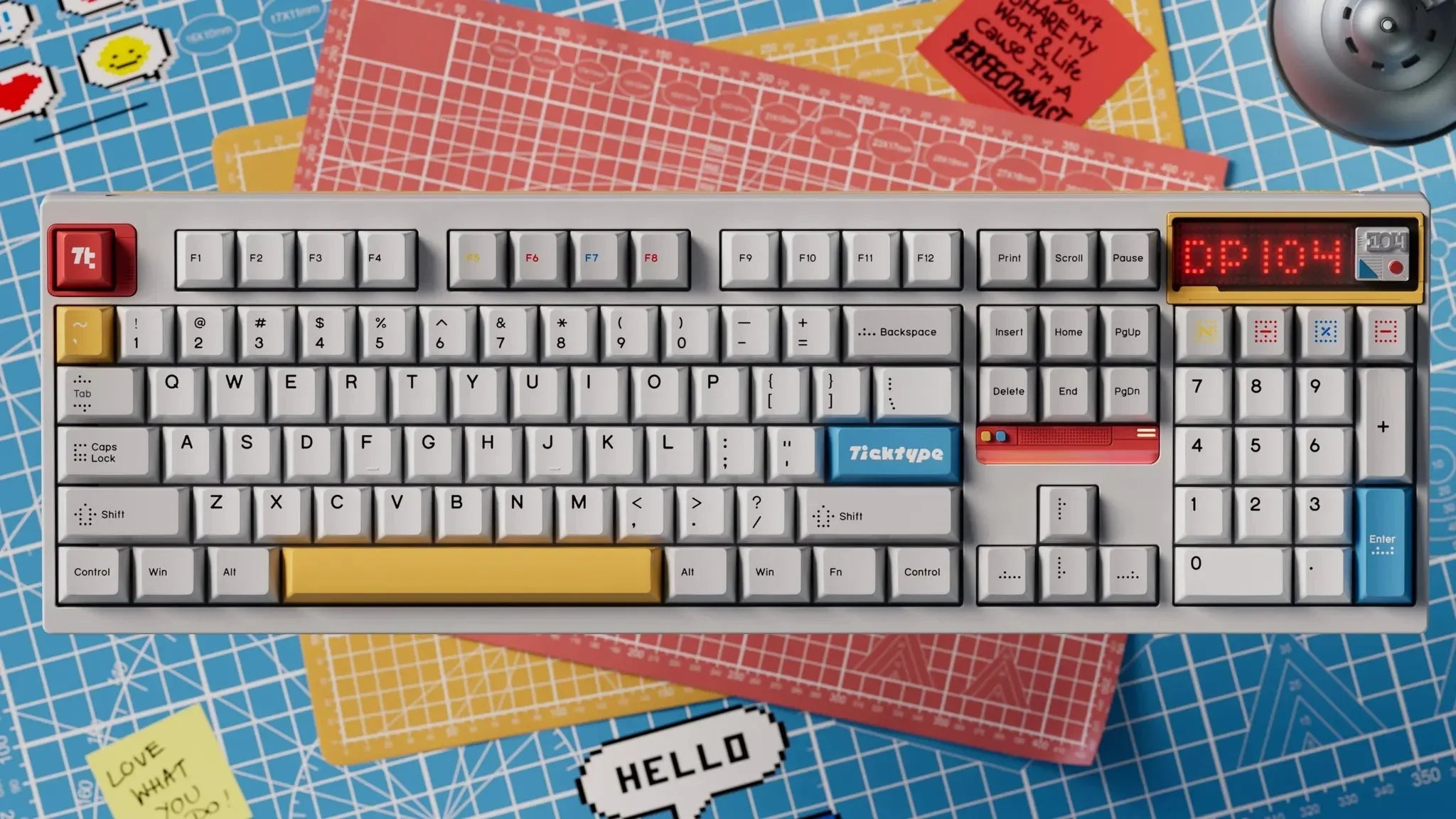 TickType DP104 Full Size Keyboard